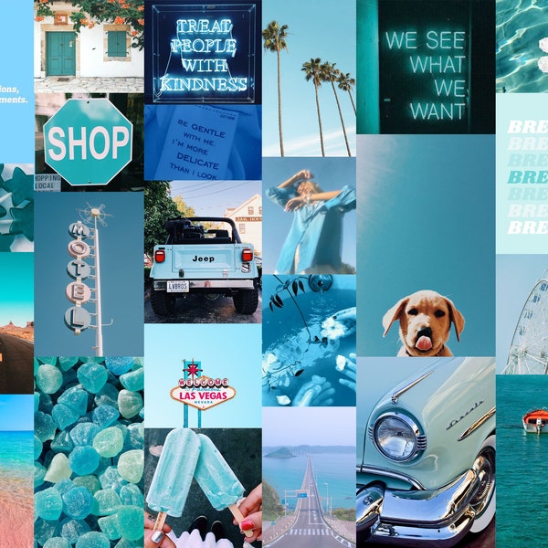 Collage Kit Blue - Etsy