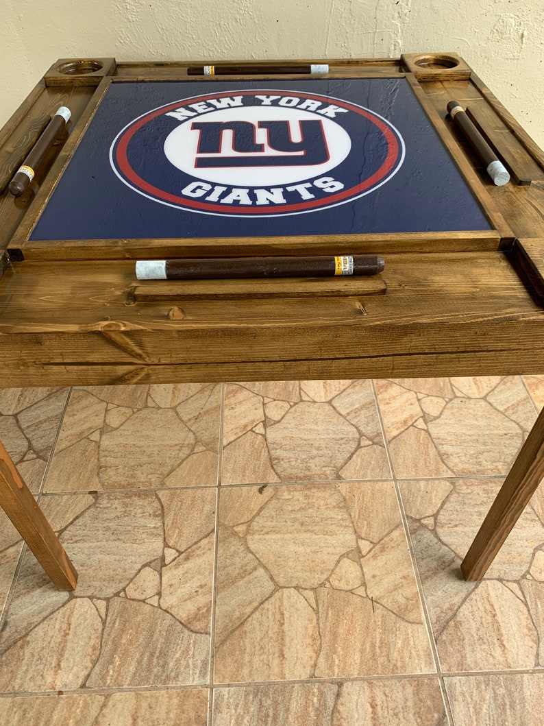 Big Wood Domino Table 36x36 Folding Legs. Handmade in USA - Etsy