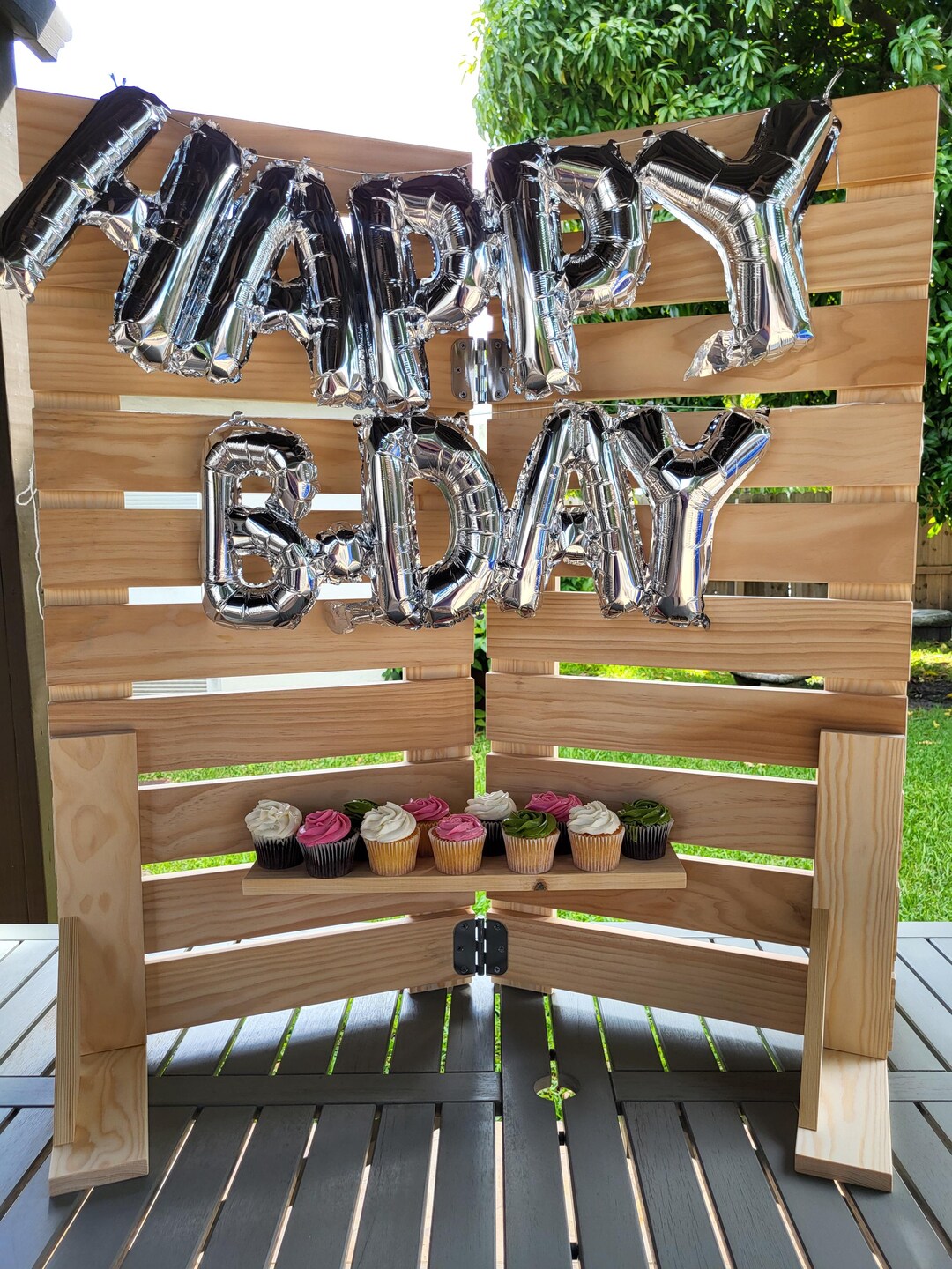 Wood Backdrop Stand, Made in USA. Party, Weddings, Special Occasion ...