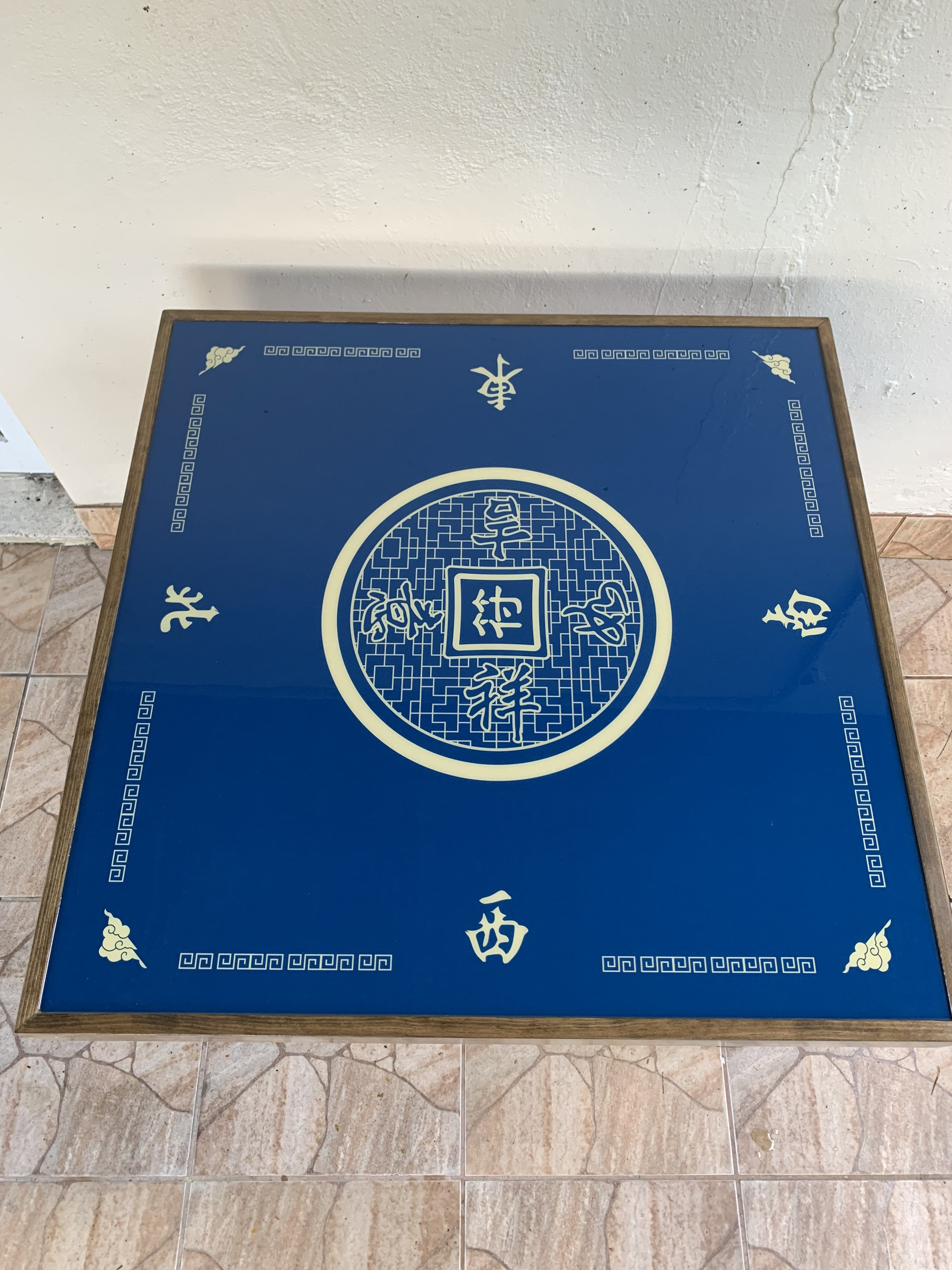 Mahjong Design Game Table Made of Wood Wood Folding Legs. - Etsy