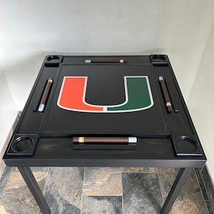 BIG 36x36 Domino Table! Wood Folding Legs!! - Etsy