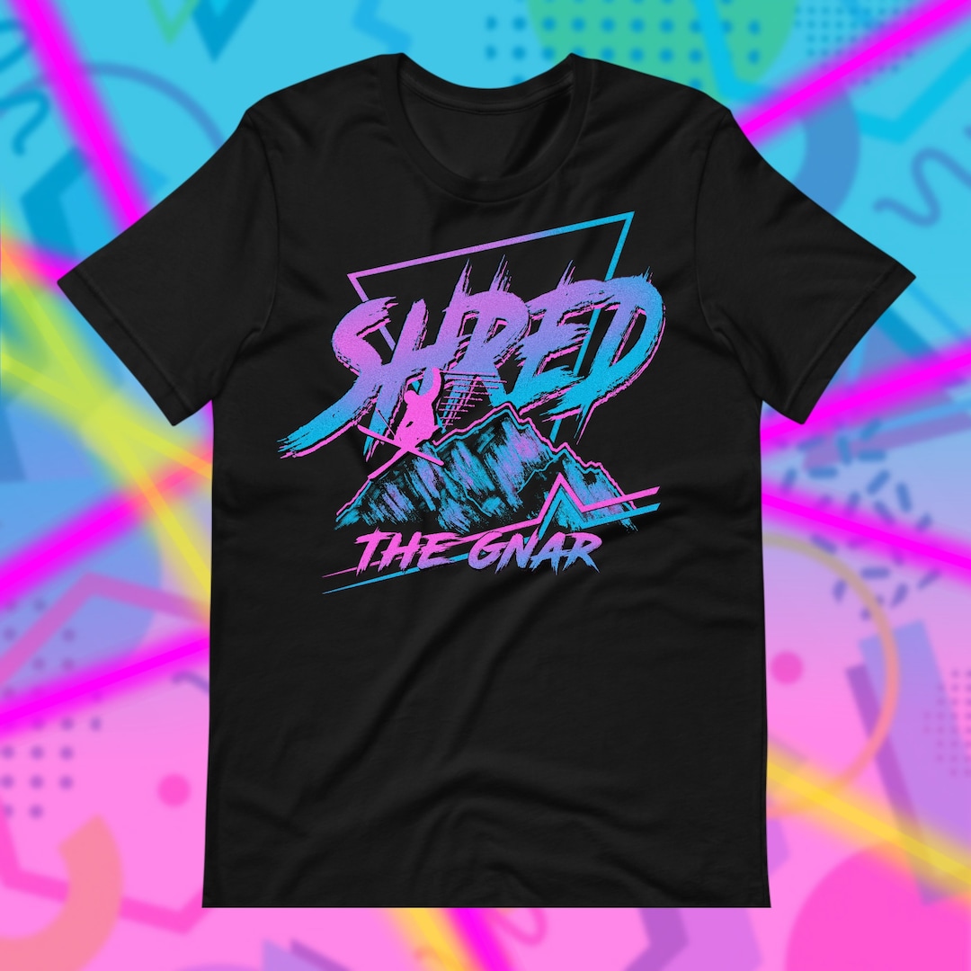 SHRED THE GNAR tshirt in edizione limitata soft / etsy - Etsy Italia