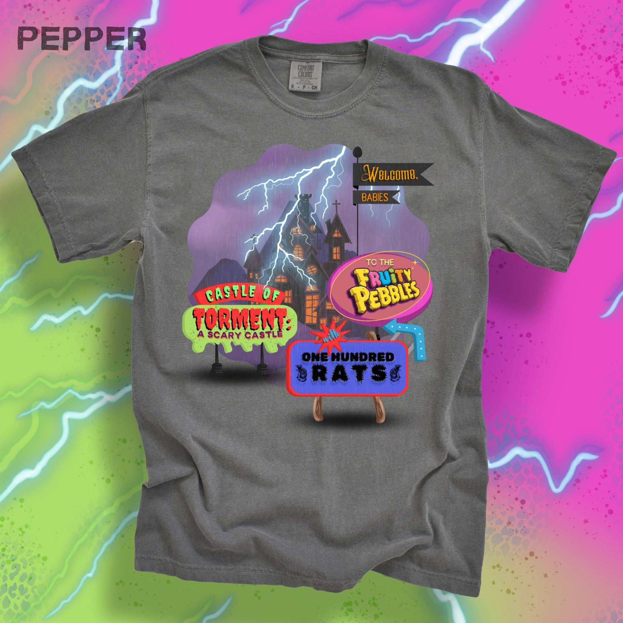 Fruity Pebbles Castle of Torment Tshirt, MBMBAM the Adventure Zone, DND ...