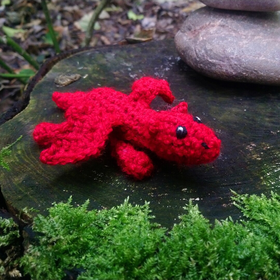 Rory the Red Dragon - Etsy UK