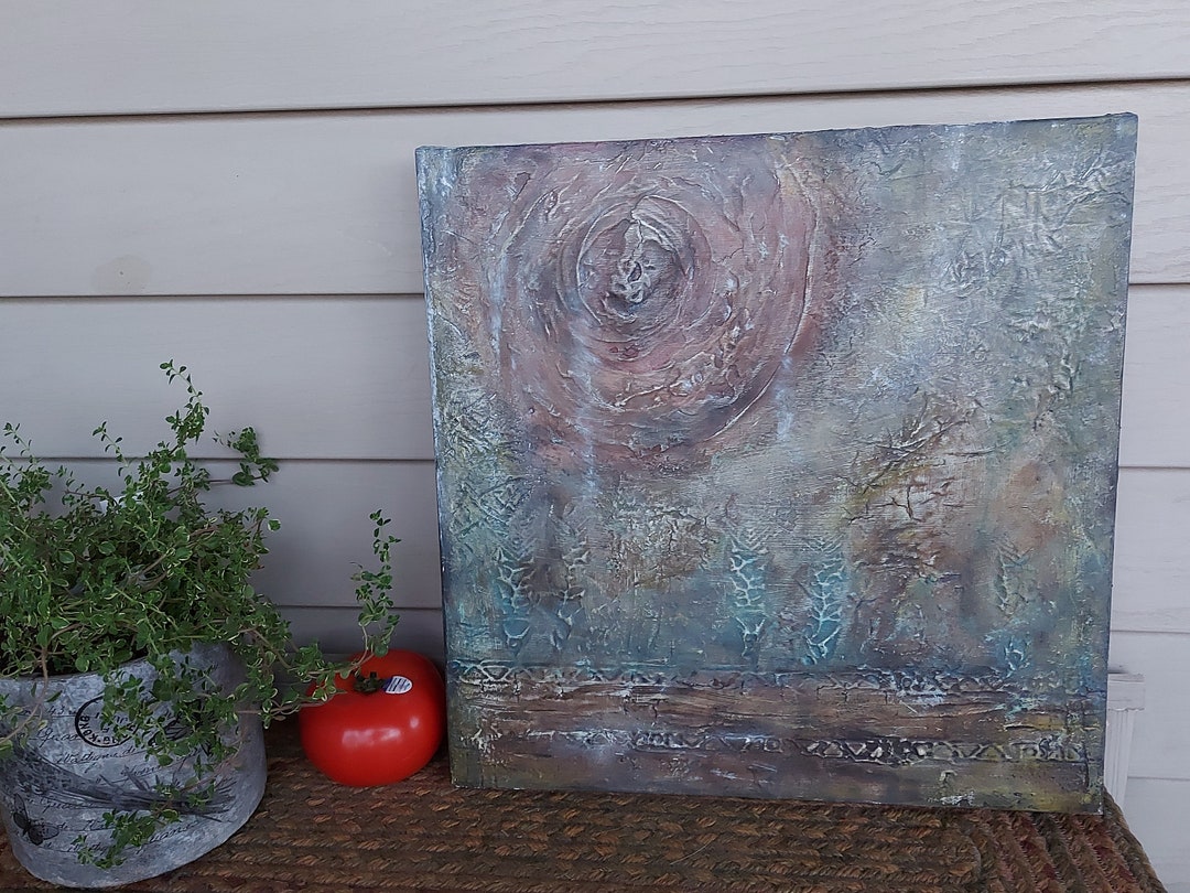 Textured Abstract Wall Art - Etsy