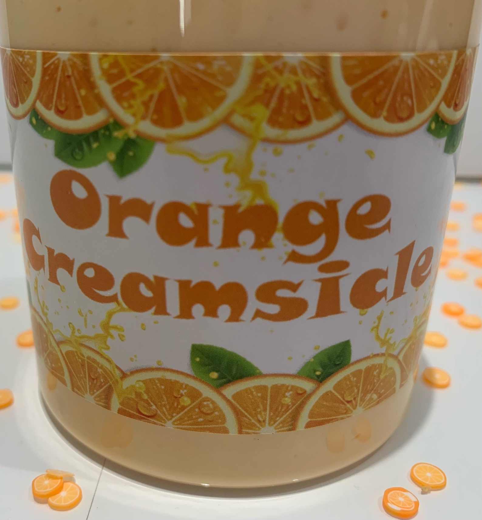 ORANGE CREAMSICLE Scent in an Orange Color With White Foam - Etsy
