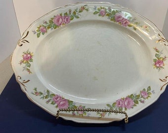Crown Potteries Rose Pattern - Etsy