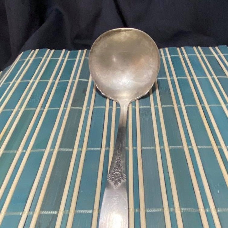 Silver Plate Serving Spoon - Etsy