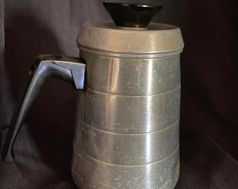 Vintage Mirro Finest Aluminum Percolator Coffee Pot,stovetop or Camping ...