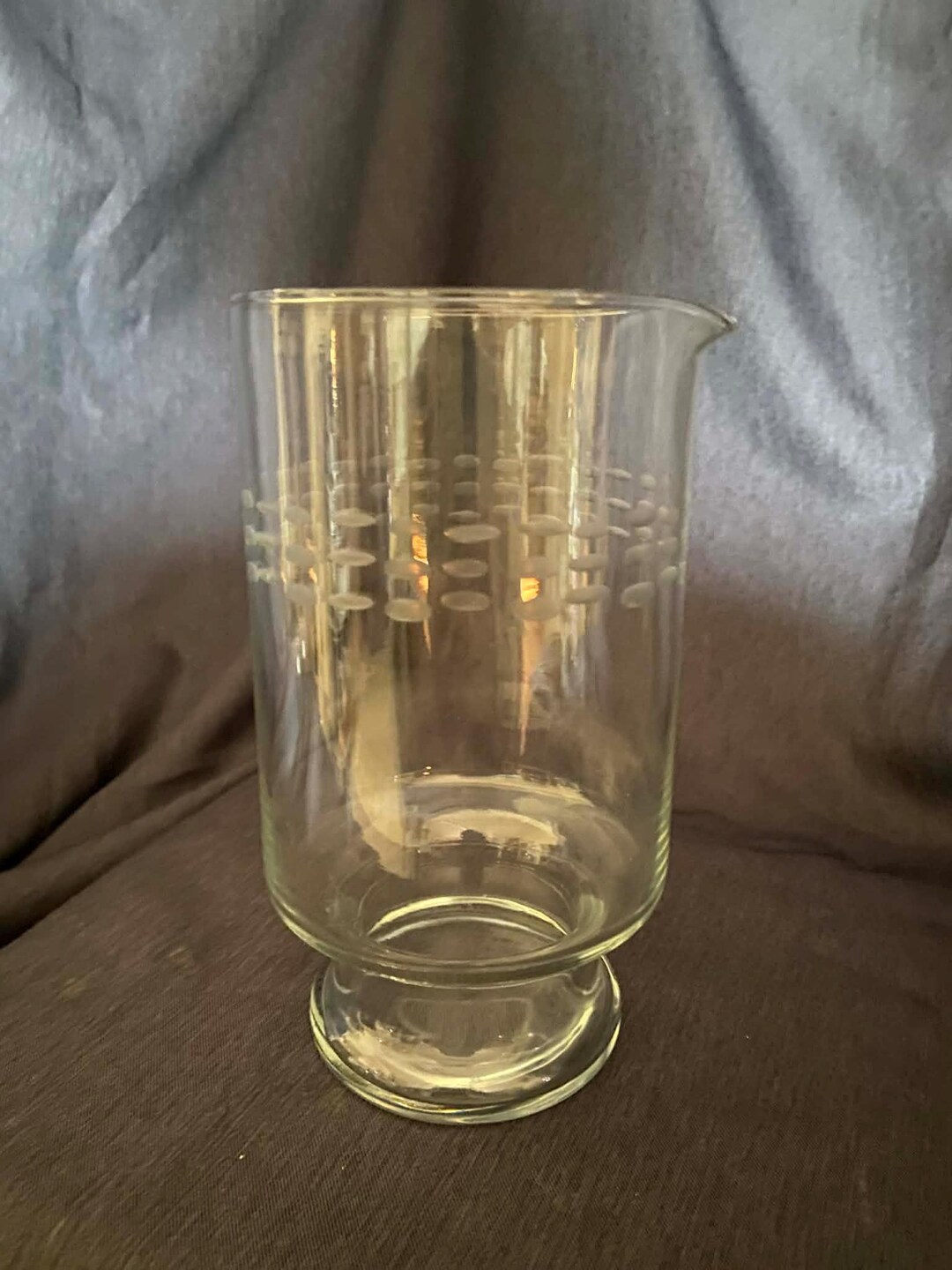 Princess House Crystal Martini Pitcher - Etsy
