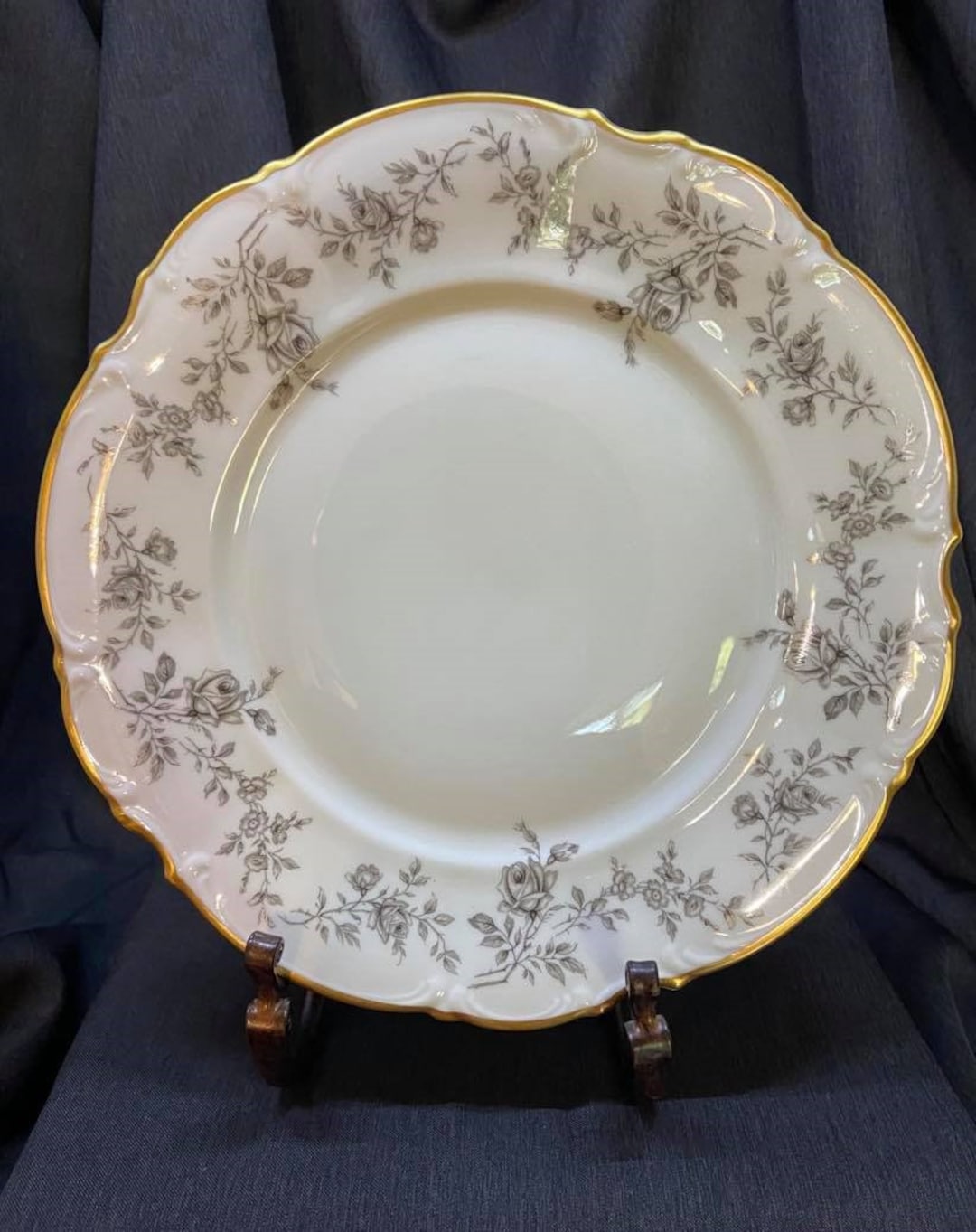 Rare Find Hutschenreuther China Woodrose Plate - Etsy