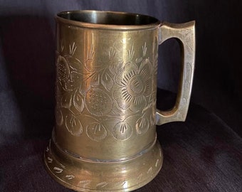 Brass Tankard - Etsy