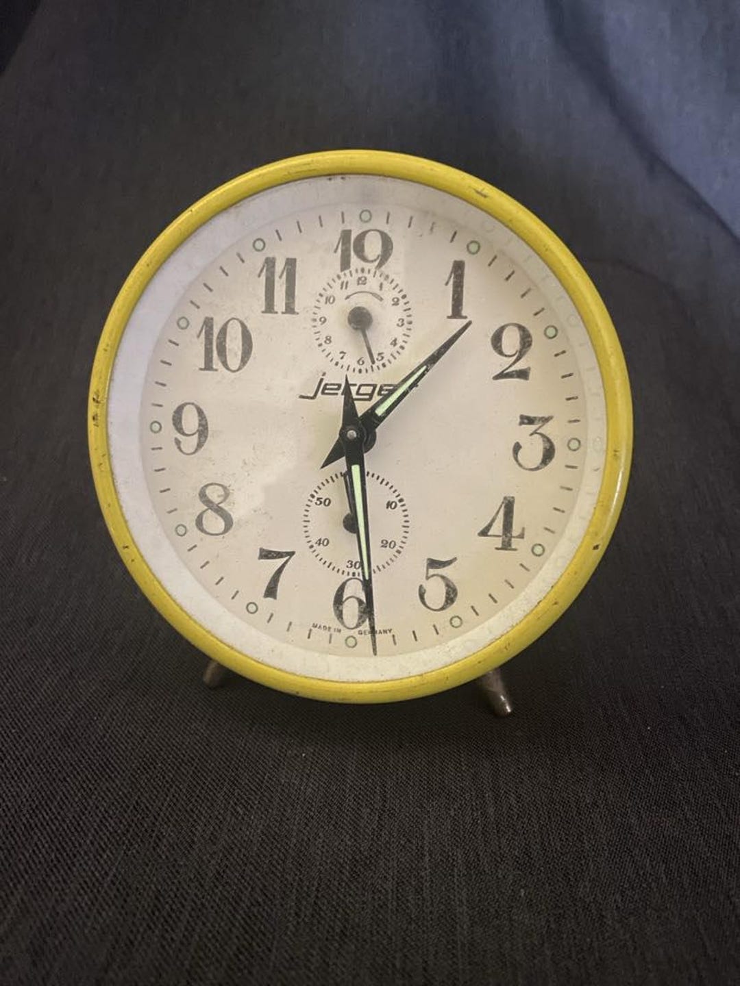 Vintage Jerger Mechanical Clock - Etsy
