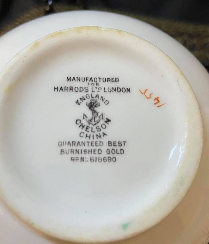 Rare Vintage Chelson China Creamer Made for Harrods Ltd London - Etsy
