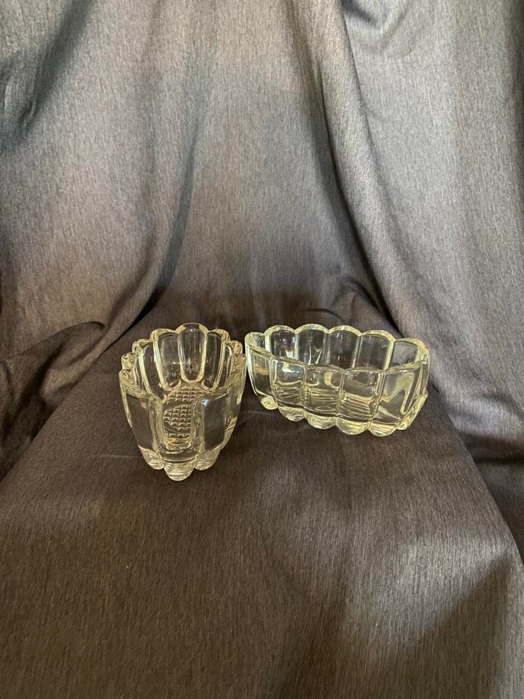 Princess House Crystal Spoon & Fork Holders - Etsy