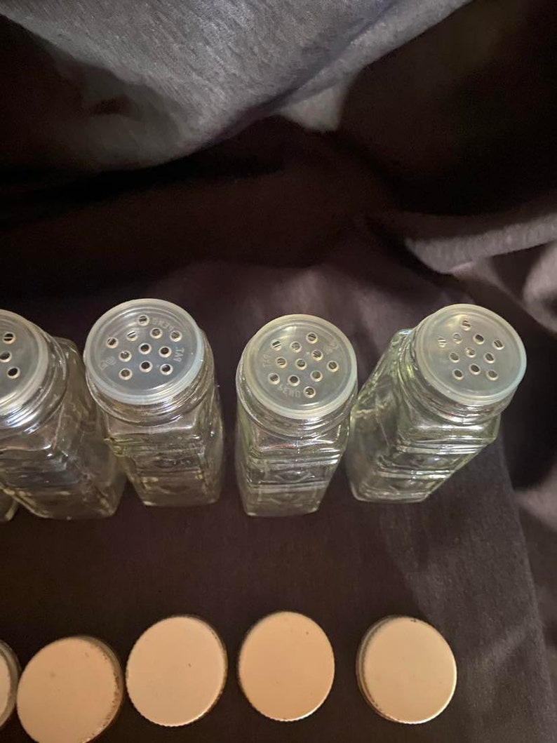 Set of 6 Hazel Atlas Spice Jars - Etsy