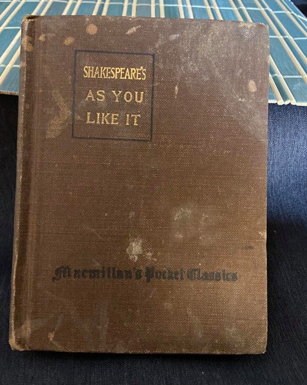 Shakespeare's as You Like It Macmillan's Pocket Classics 1918 Edition ...