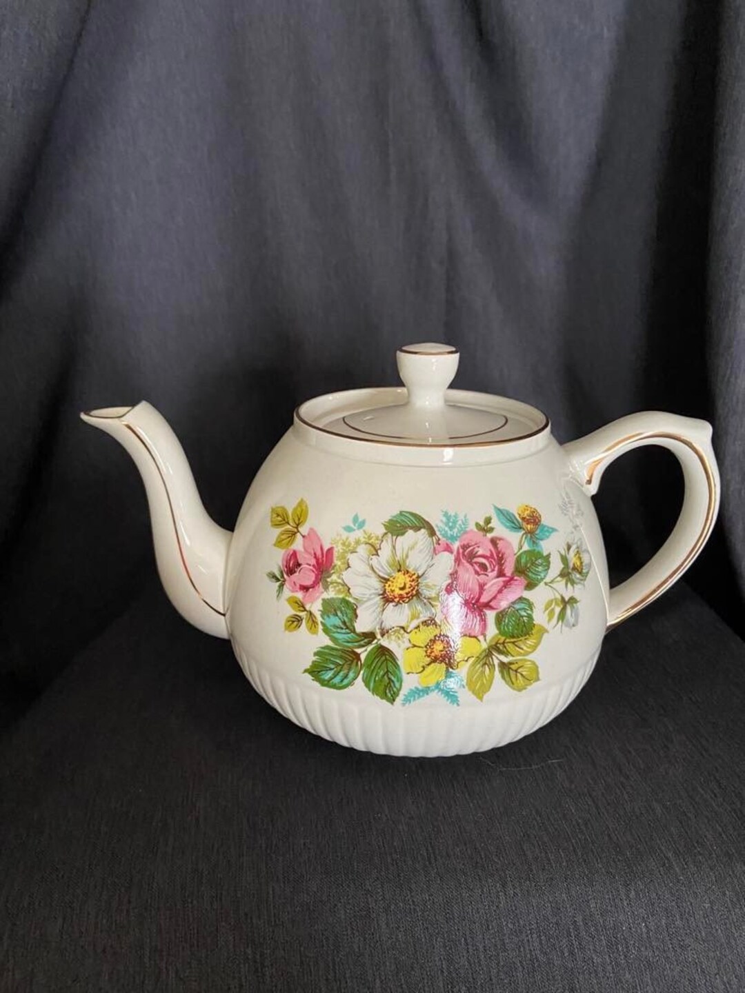 Ellgreave Ironstone Tea Pot - Etsy