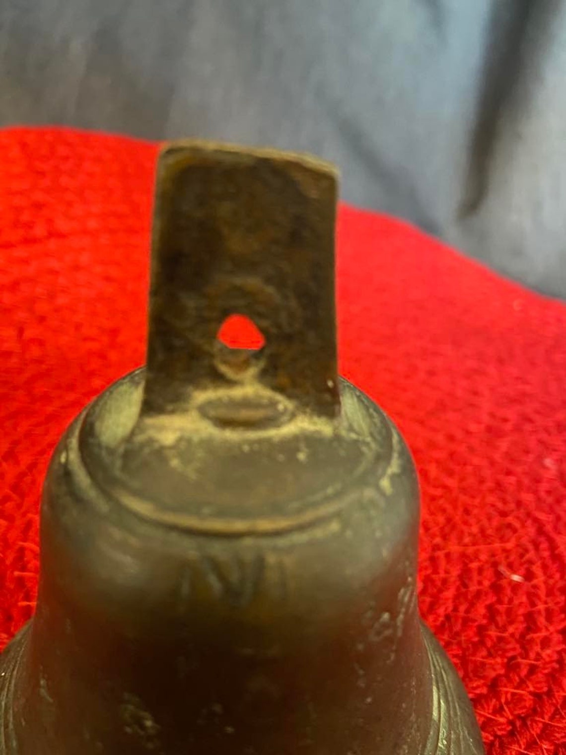 Small Antique Cast Iron Bell - Etsy