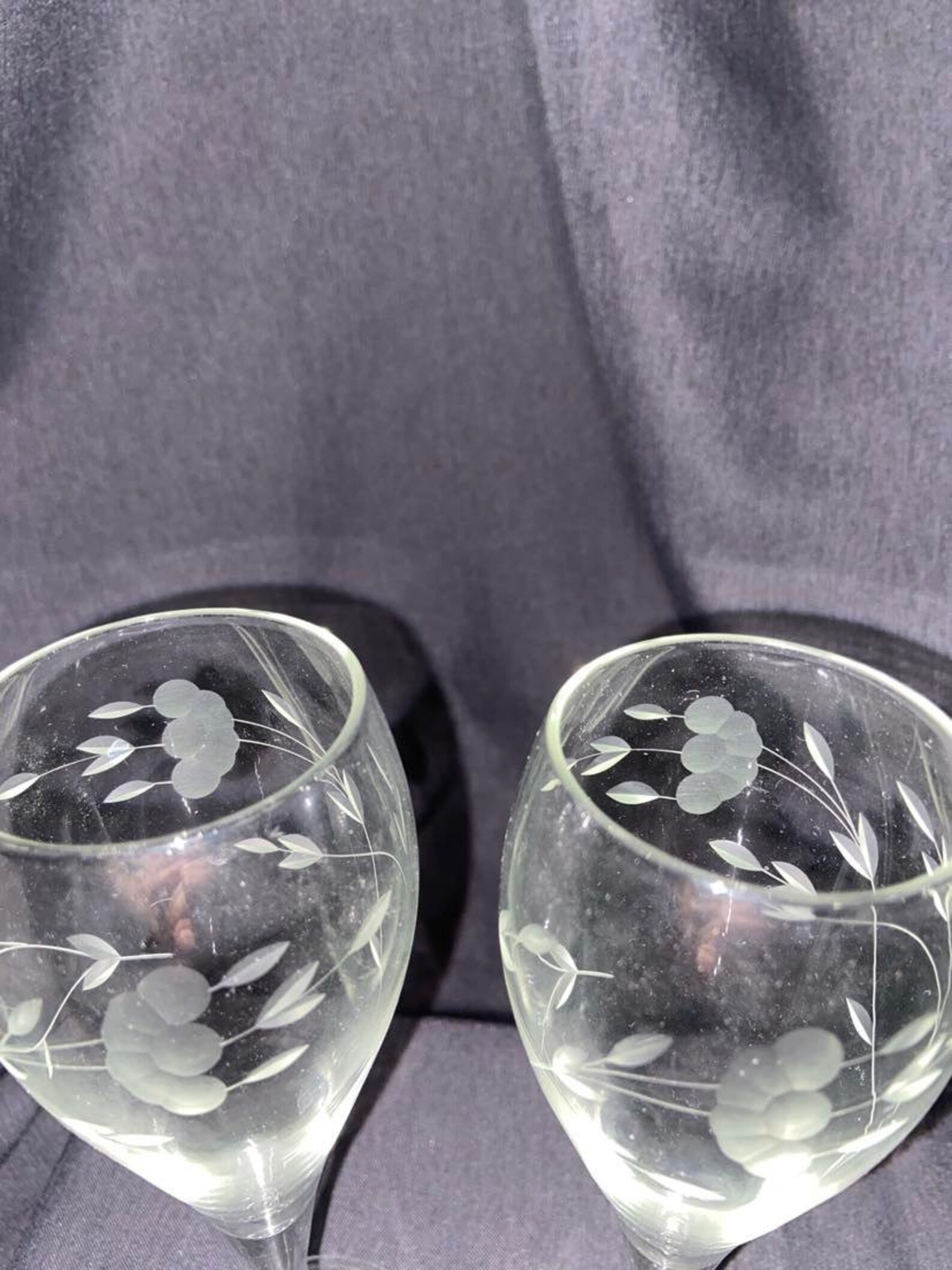 Princess House Crystal Heritage Stemware Champagne Tulip - Etsy