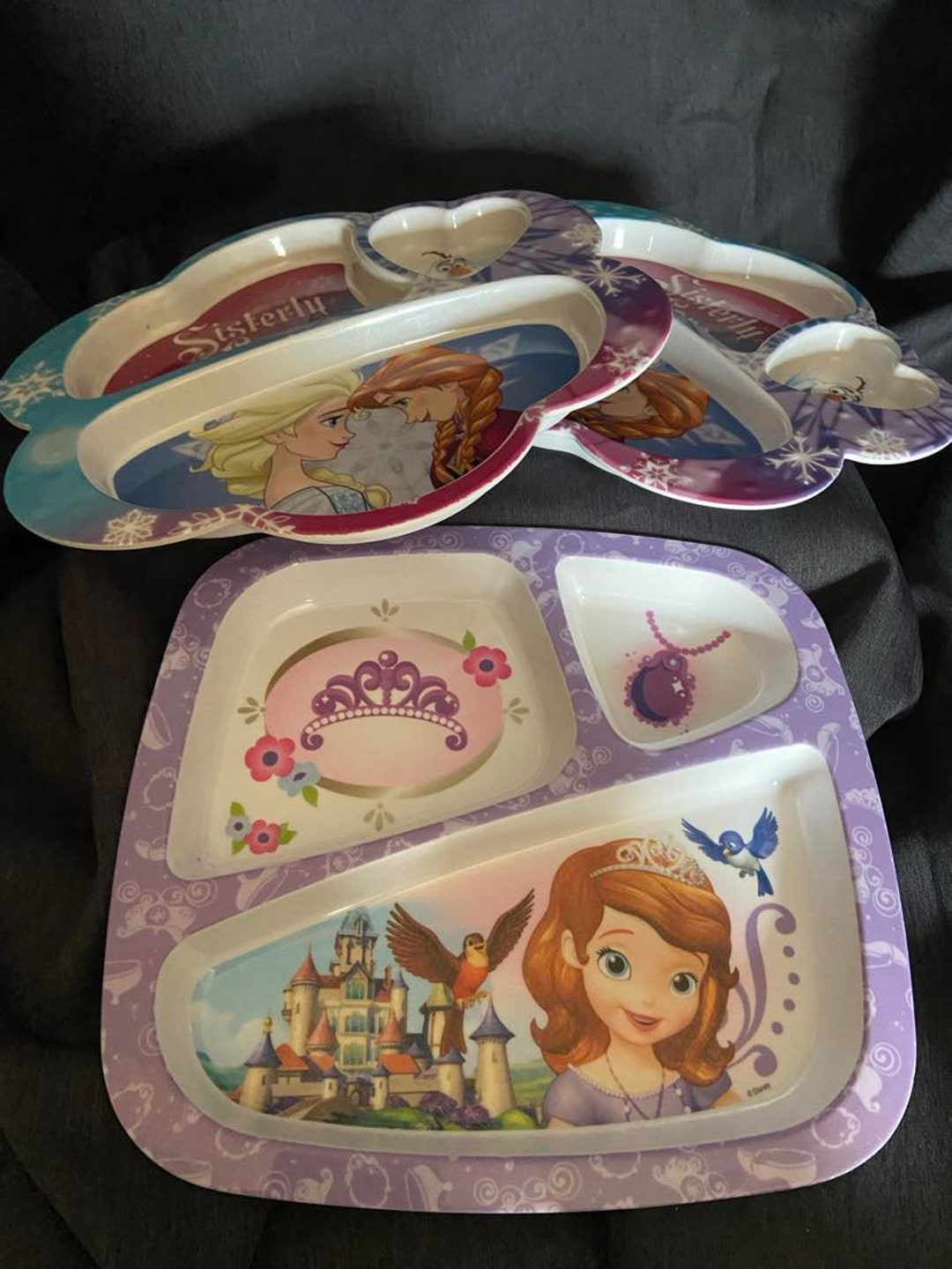 Disney Princess Child's Plates by Zak - Etsy