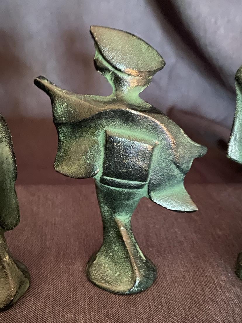 Cast Iron Japanese Geisha Girls Figures - Etsy