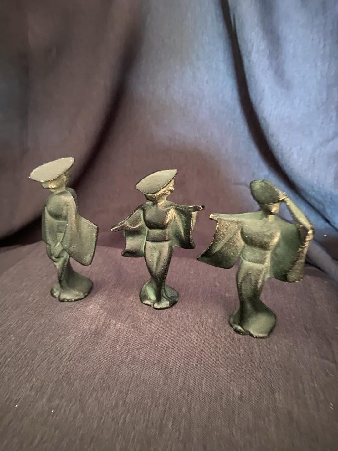 Cast Iron Japanese Geisha Girls Figures - Etsy