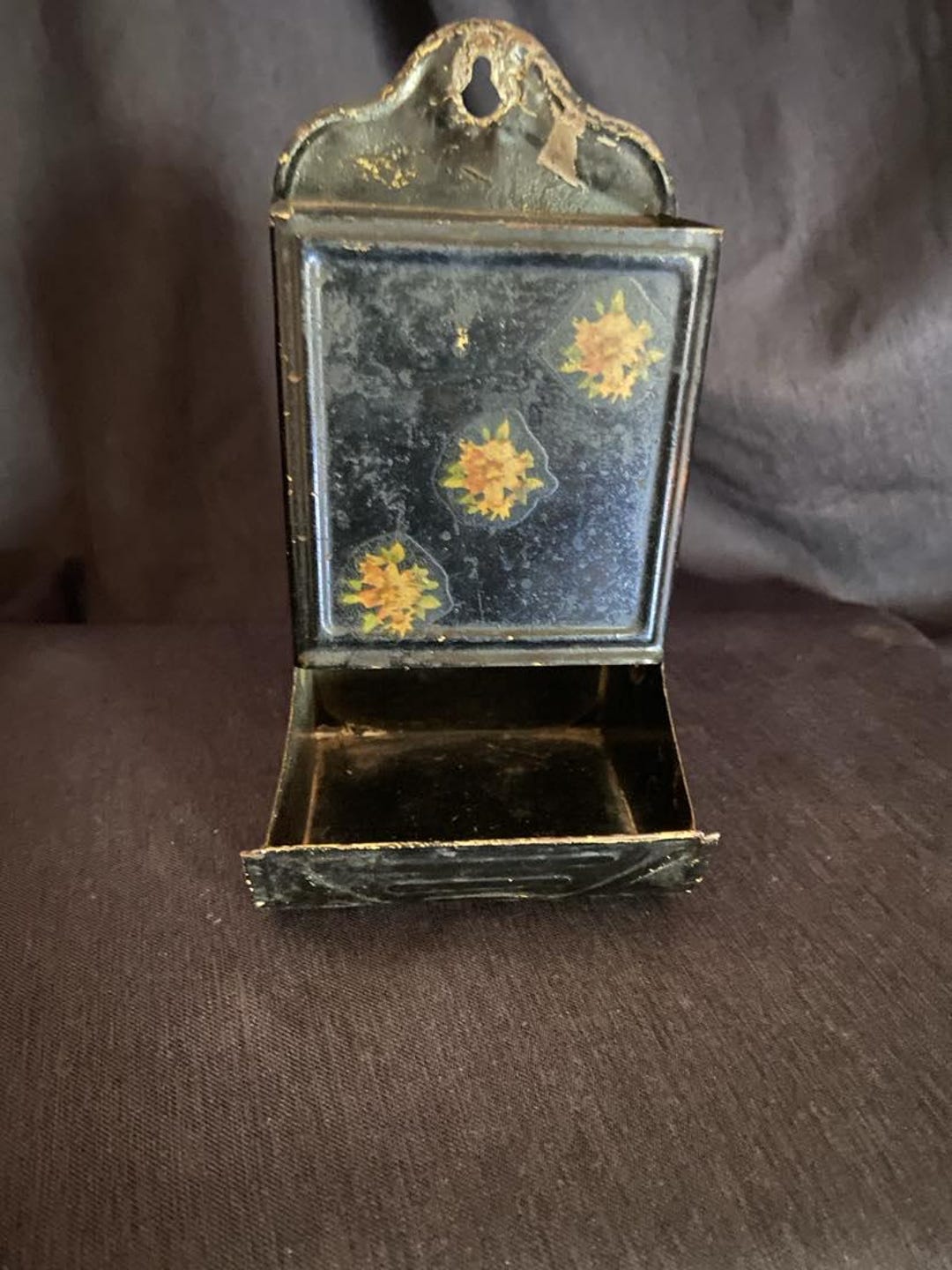 Metal Match Box Holder - Etsy