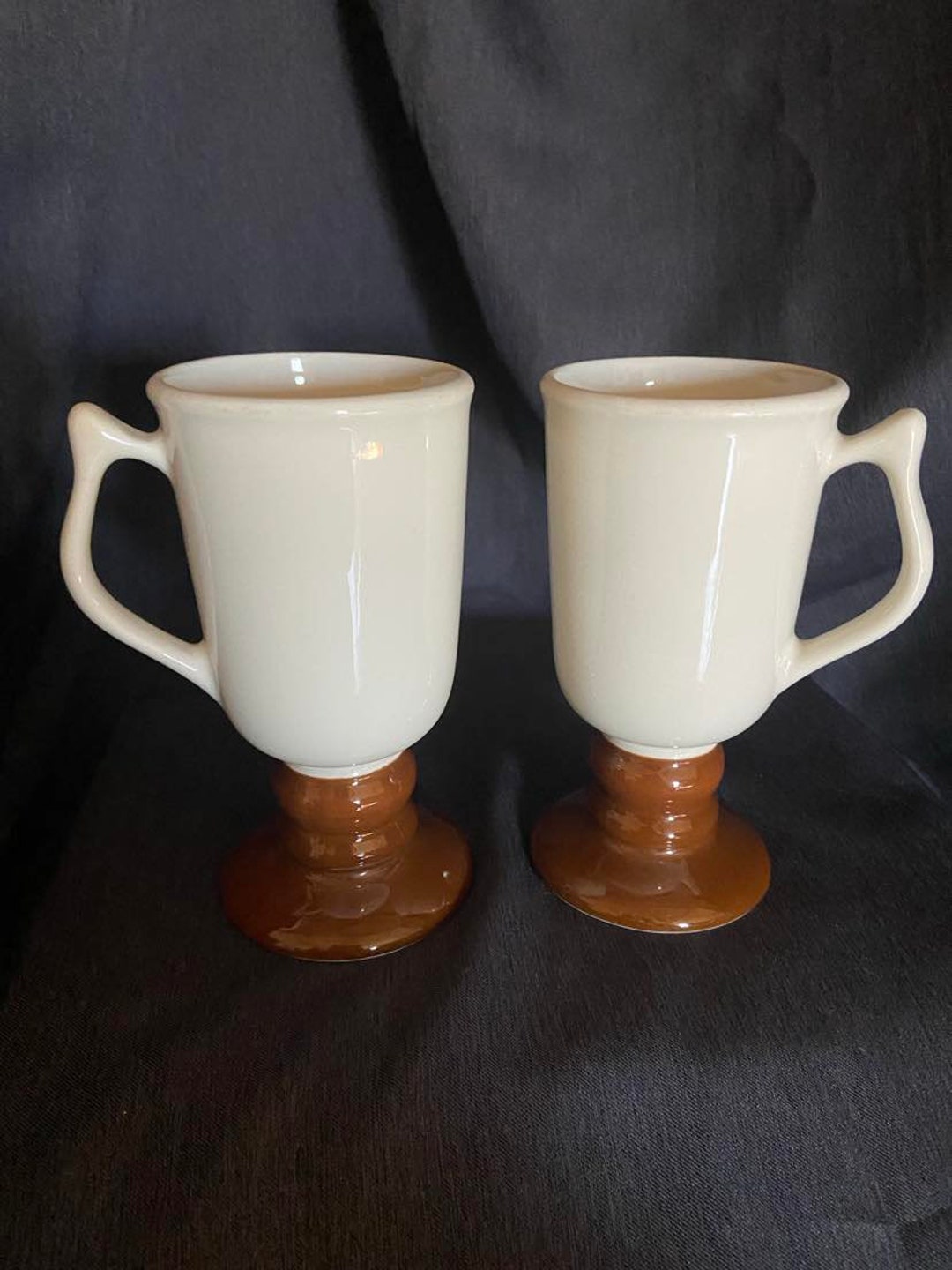 Vintage Hall Pottery Irish Coffee Mugs - Etsy