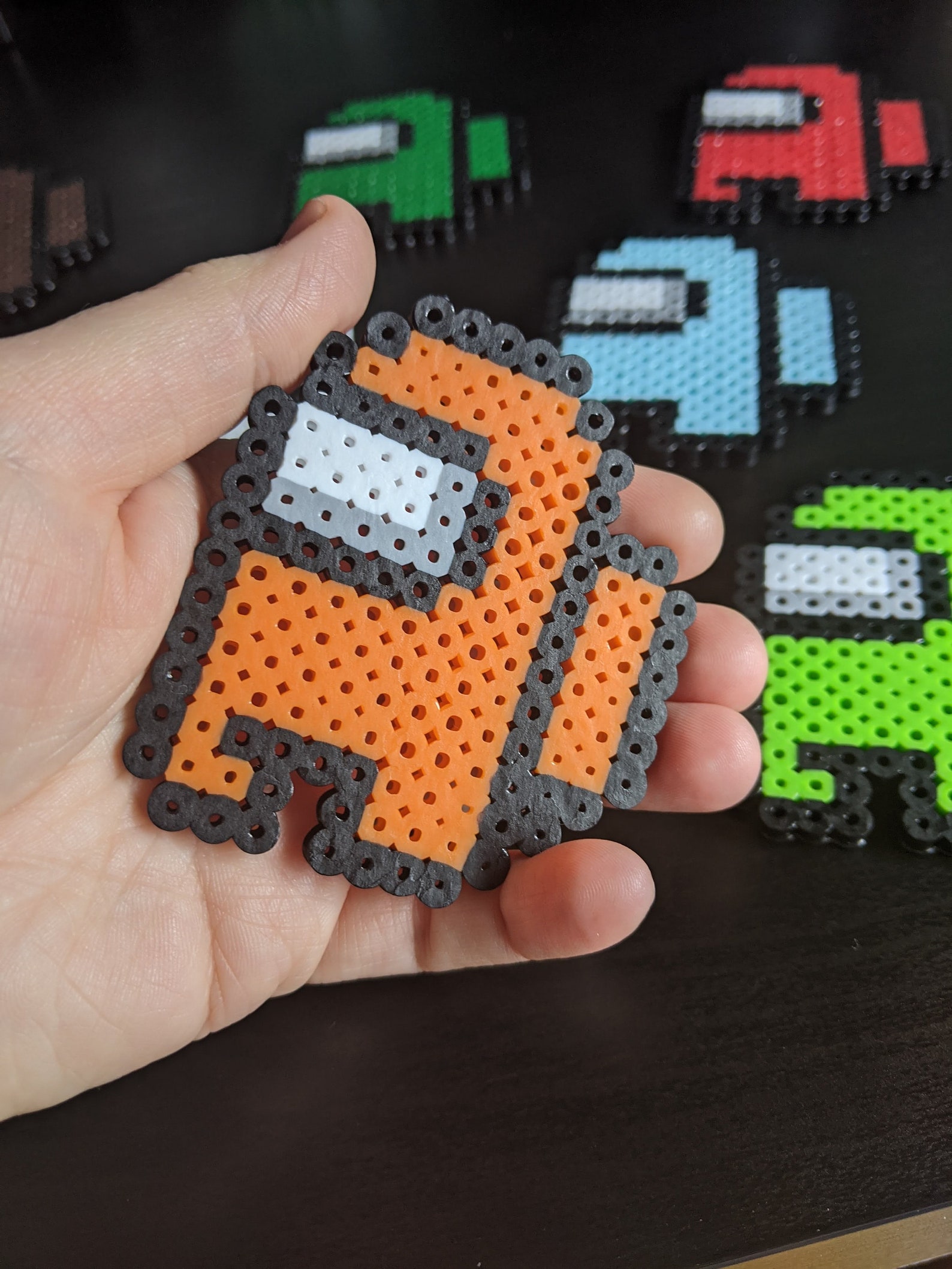 Crewmate Gaming Inspired Fuse Beads Magnet or Keychain - Etsy