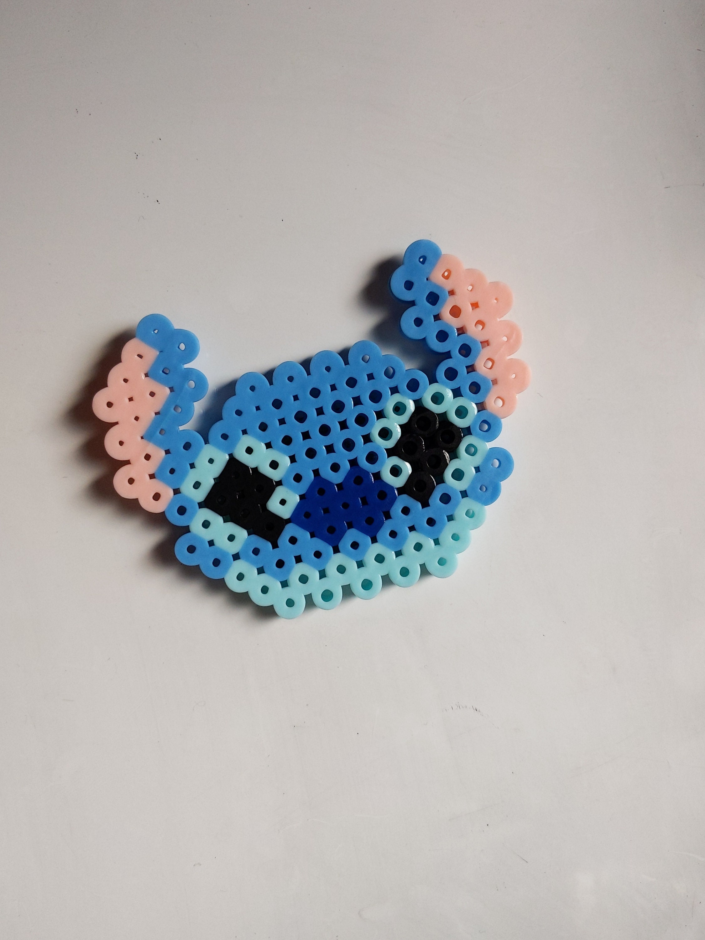 Blue Alien Inspired Fuse Beads Keychain or Magnet - Etsy