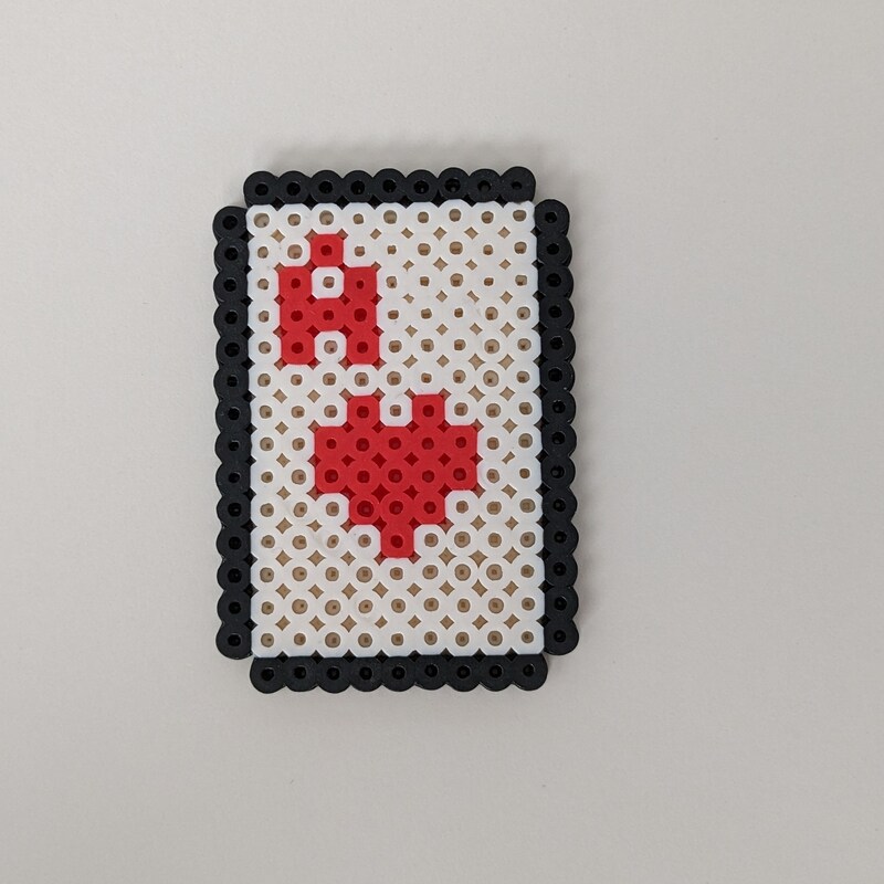 Perler Bead Card - Etsy