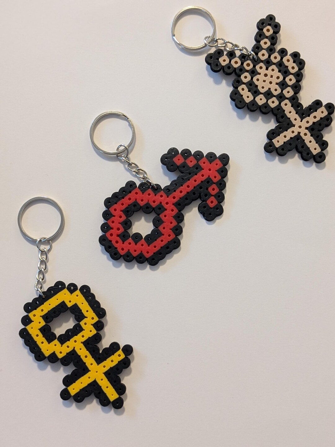 Planetary Symbols Inspired - Fuse Beads | Keychains - Etsy