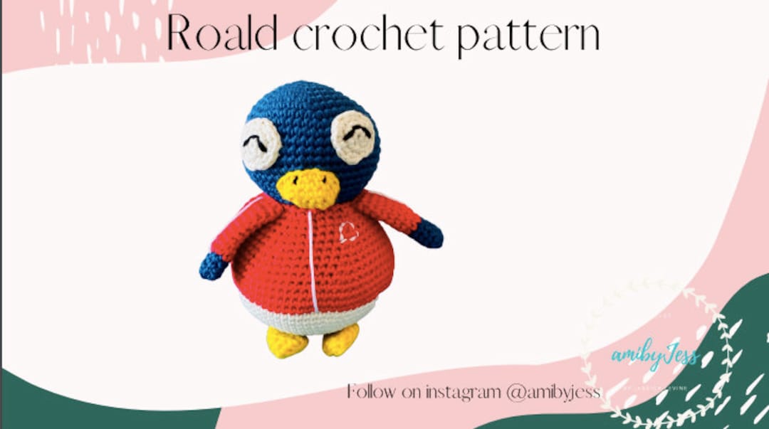 Roald Animal Crossing Inspired Amigurumi Crochet Pattern - Etsy