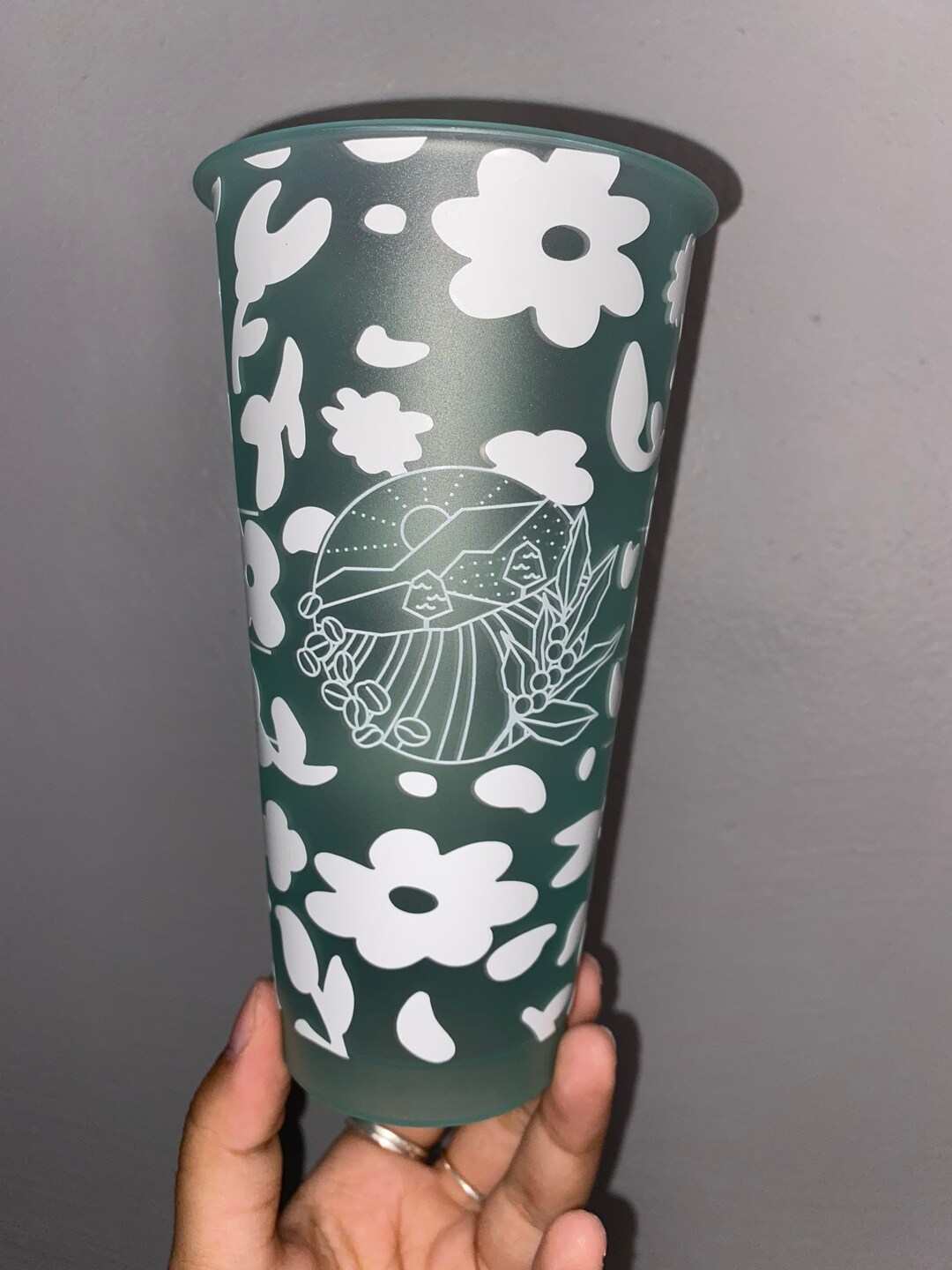 Floral Earth Day Cup - Etsy