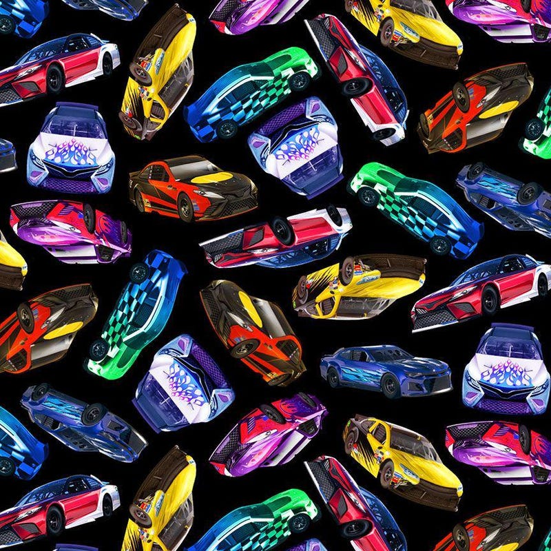 Race Car Fleece Fabrics - Etsy