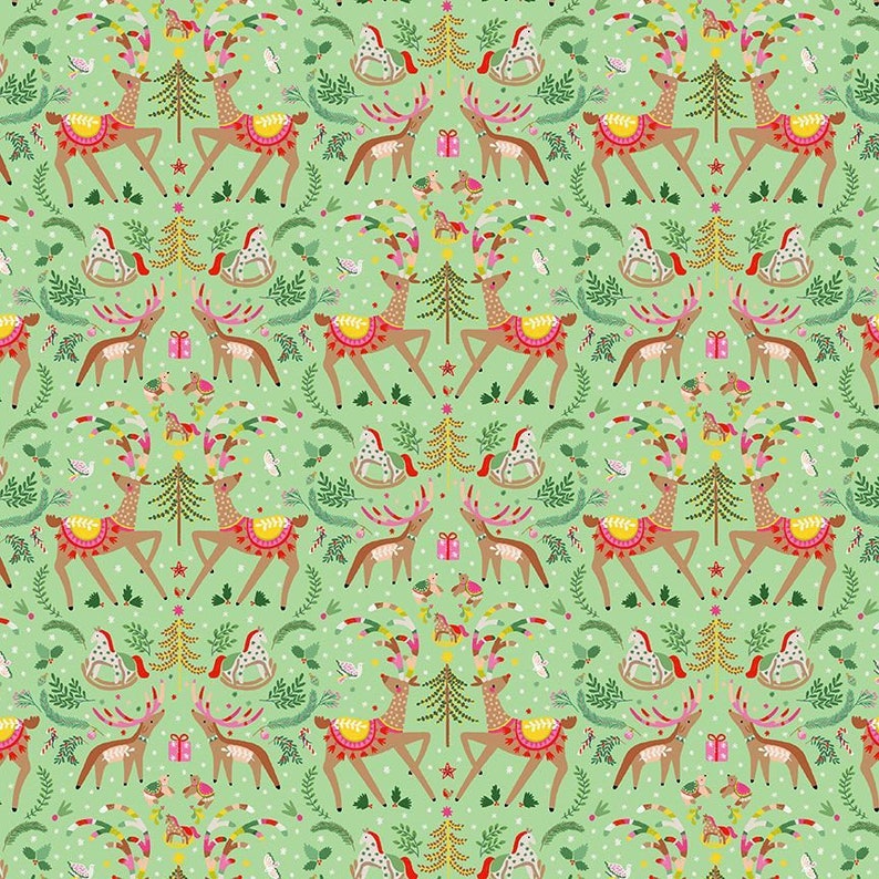 SALE Feeling Pine Fat Quarter - Dear Stella Designs - Blitzened ...