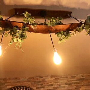 Rustic Ceiling Lights Scottish Oak Wooden Reclaimed Barrel - Etsy