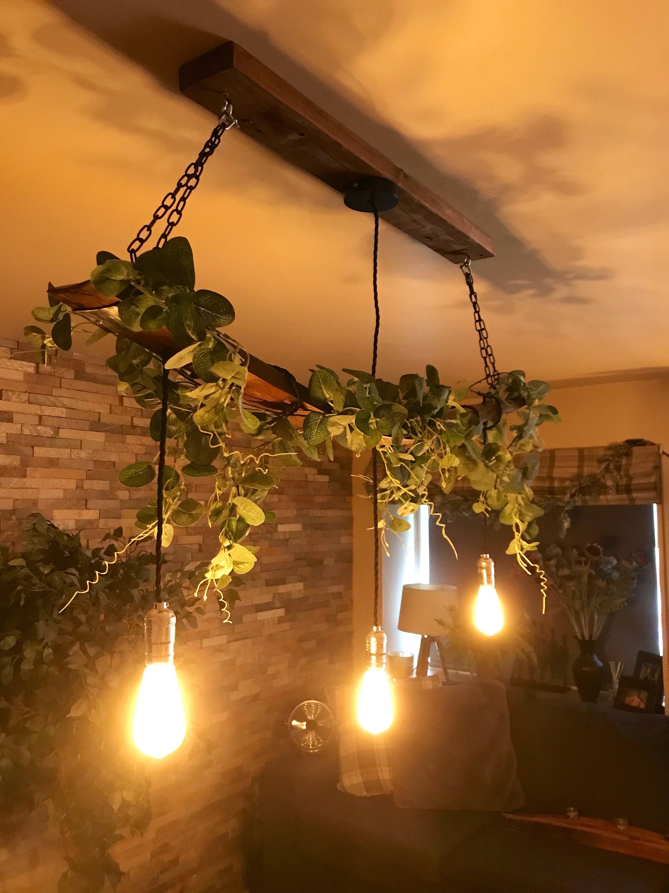 Rustic Ceiling Lights Scottish Oak Wooden Reclaimed Barrel - Etsy