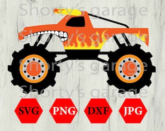 Monster Jam Svg | Etsy