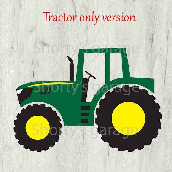 John Deere Tractor Vector