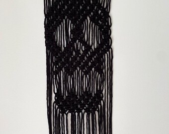 Macrame Halloween Skeleton, Handmade Wall Hanging, Macrame Wall Decor ...