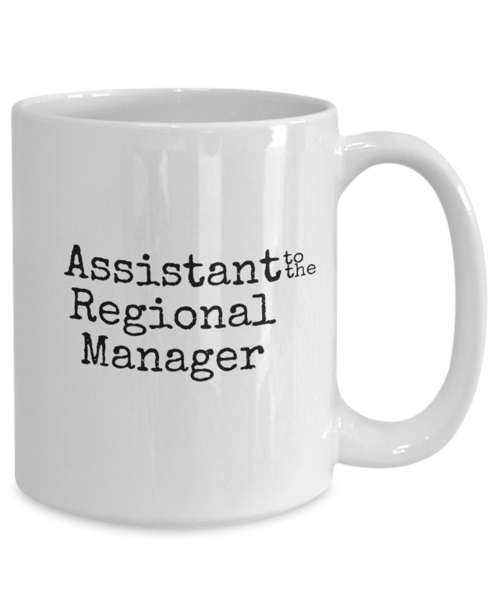 Assistant to the Regional Manager Coffee Mug, Funny Office Mug ...
