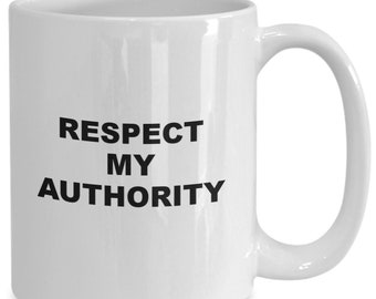 Funny Authority Mug - Etsy