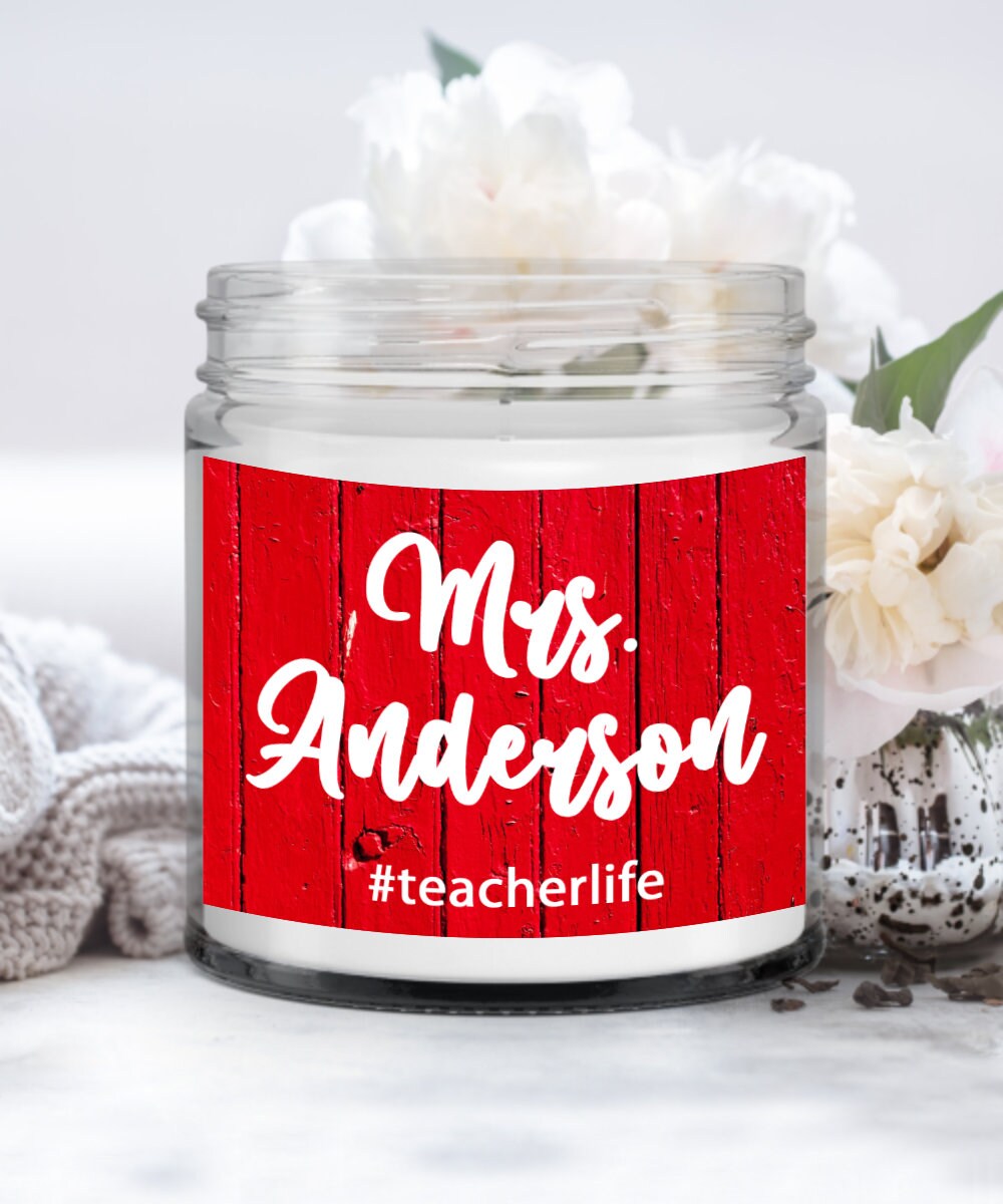 Personalized Teacher Gift, Custom Gift for Teacher, Choose Background ...