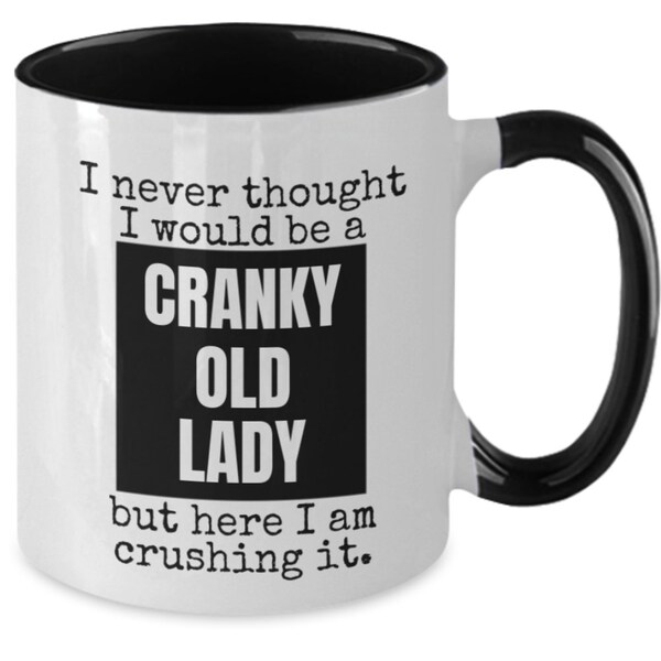 Old Lady Coffee Mugs - Etsy