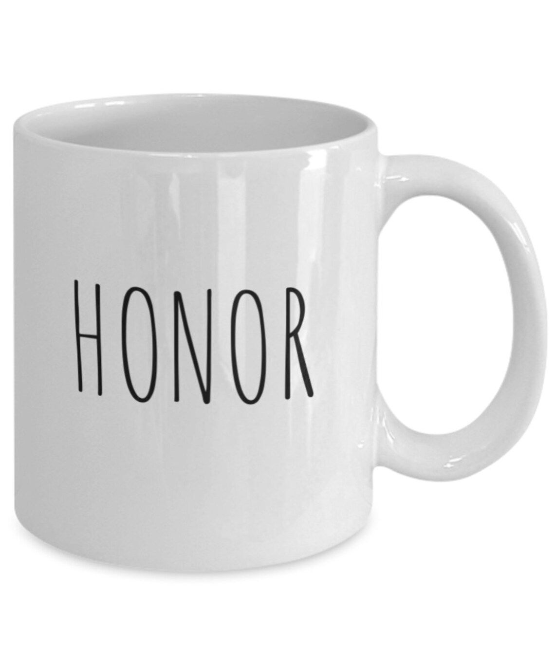 Honor Coffee Mug Inspirational Gift Honor Coffee Cup Live - Etsy