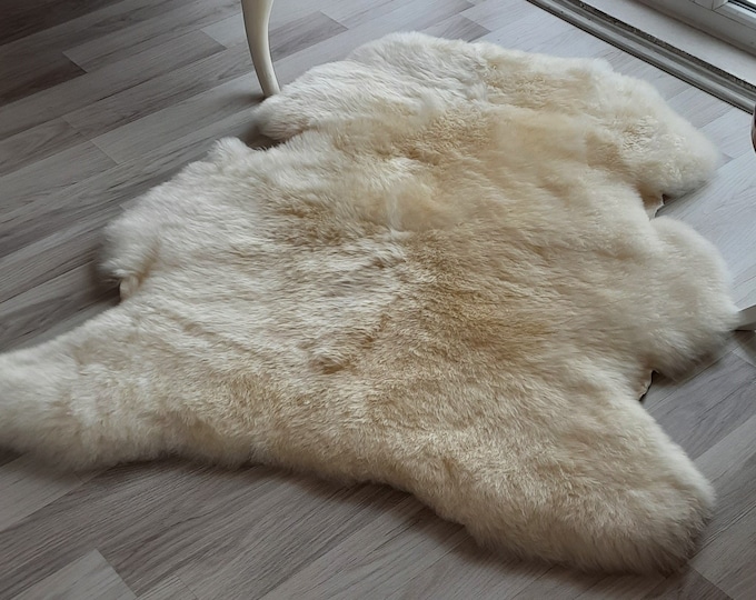 Sheepskin Organically Tanned Sheepskin Natural Sheepskin - Etsy