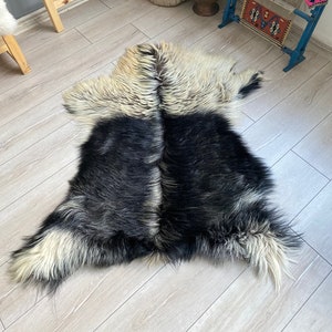 Natural Goatskin Rug, Goat Hide, Goatskin Pelt ,genuine Leather ...