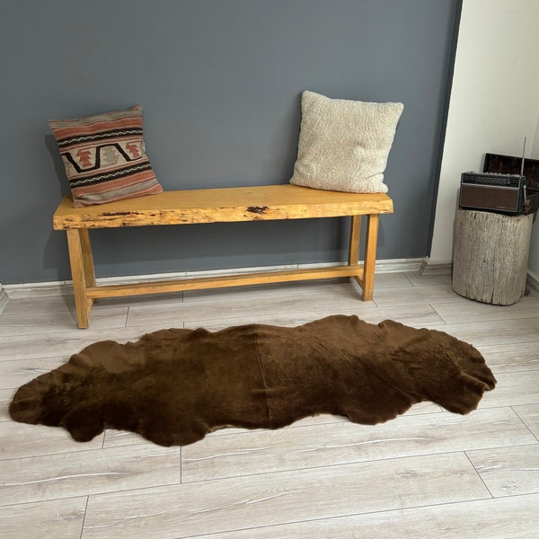 Sheepskin Bench - Etsy